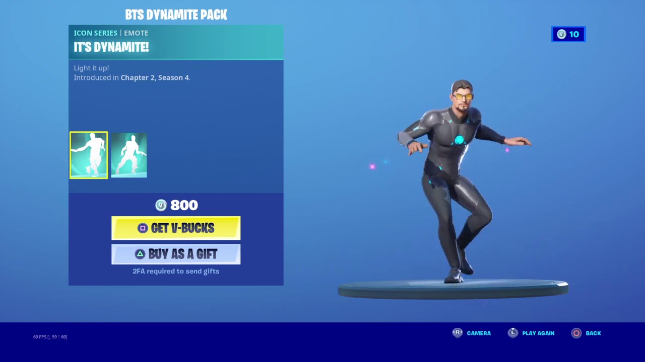 Fortnite new emotes its dynamite and diamond - YouTube