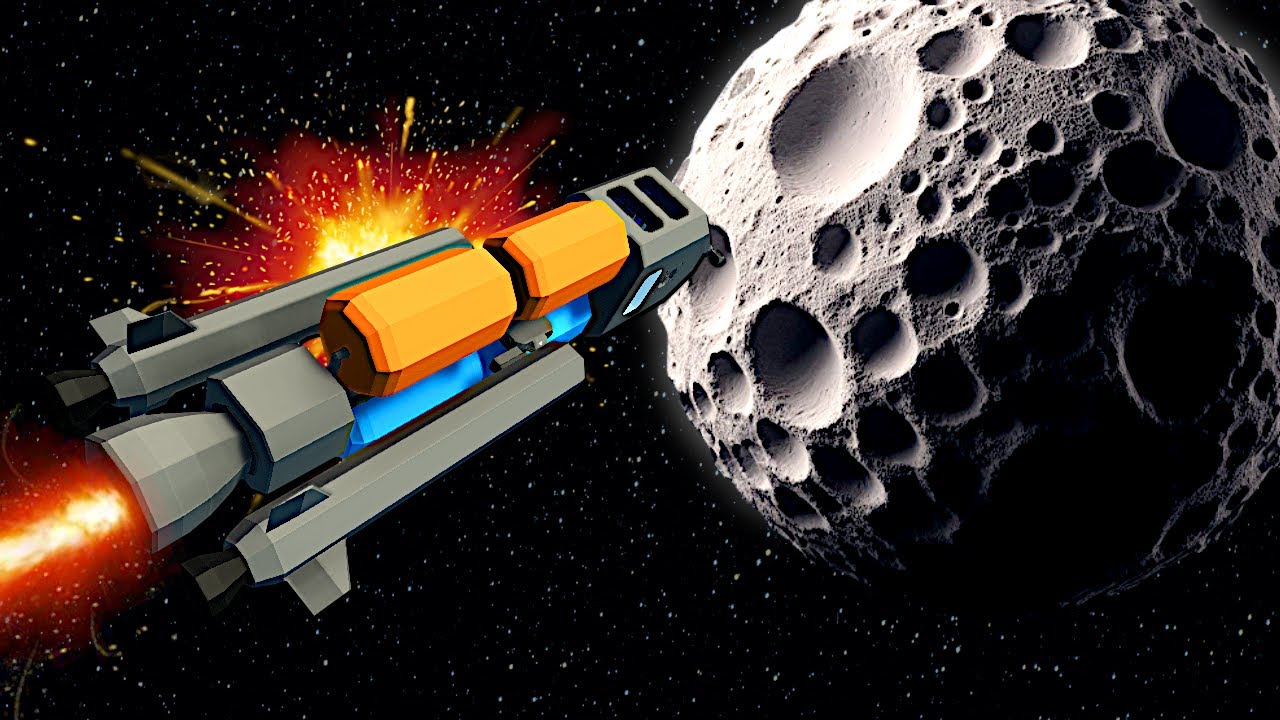 FLYING TO THE MOON in Stormworks Space Update! - YouTube