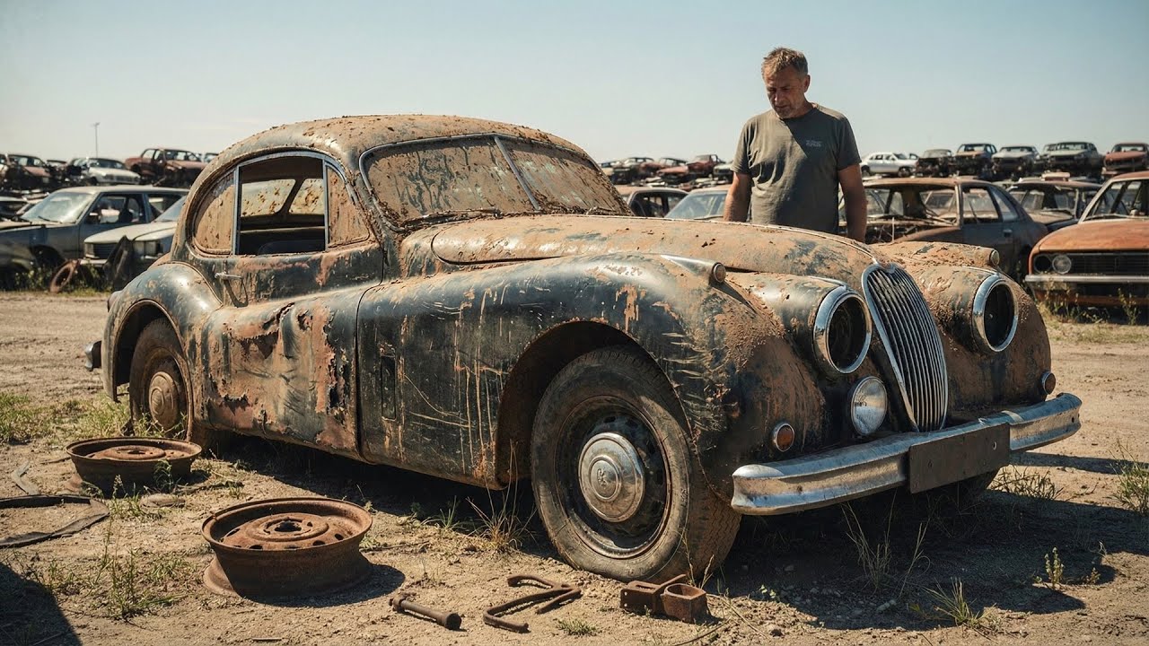 ASMR Car Restoration | 1950 Jaguar XK120 Full Restoration From Rust to ...