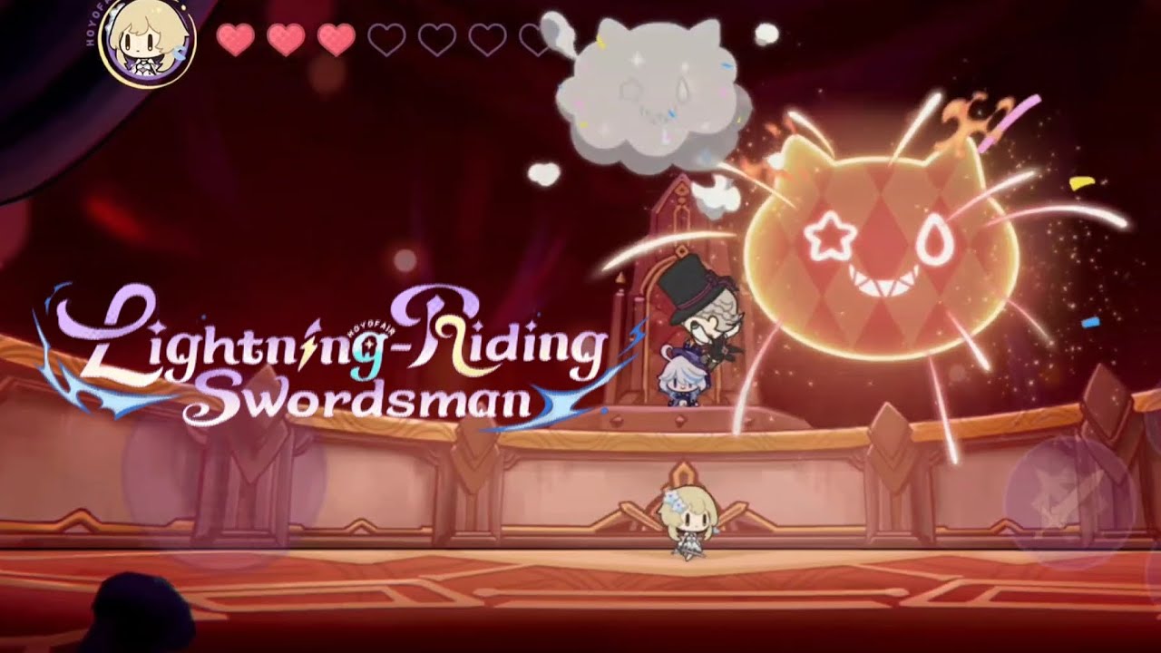 Lightning-Riding Swordsman Playthrough - Lyney Boss Battle Performance ...