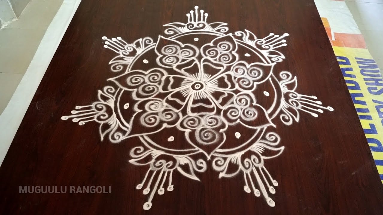 easy rangoli designs || easy kolangal || easy and beautiful rangoli ...