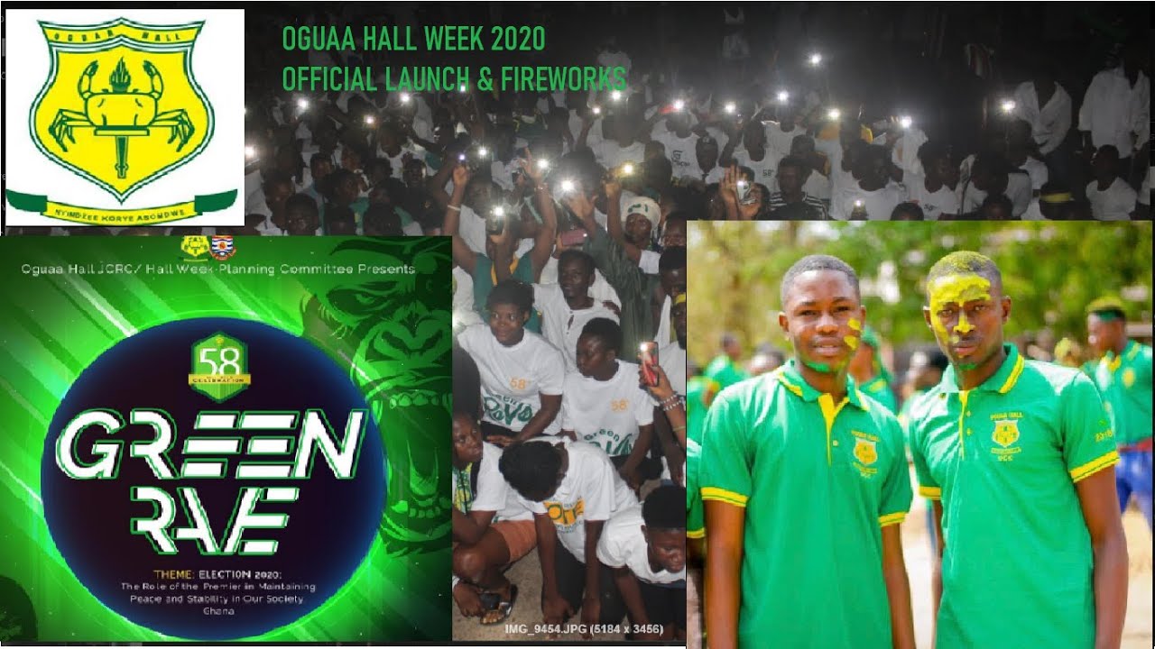 Official Launch & Fireworks of Oguaa Hall Hall Week 2020 in University ...