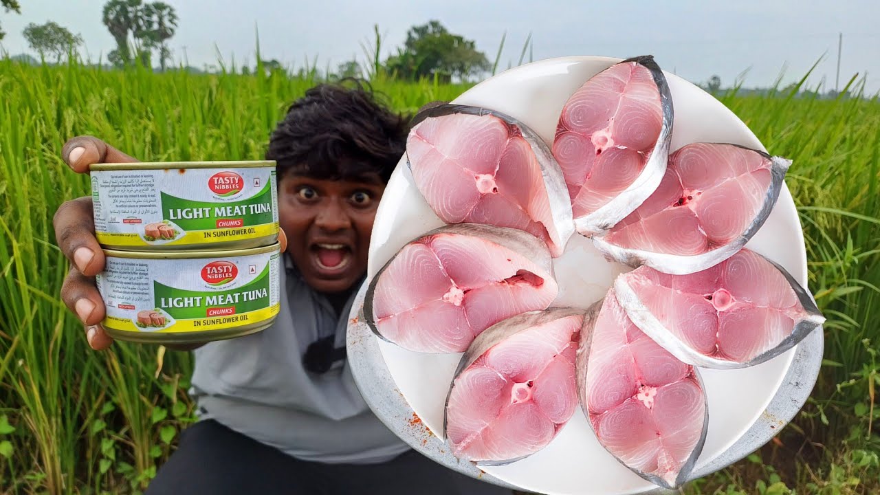 Tin Tuna Fish Ready to Eat Kit|சூரை மீன் ஃப்ரை|Yummy and Tasty Fish Fry ...