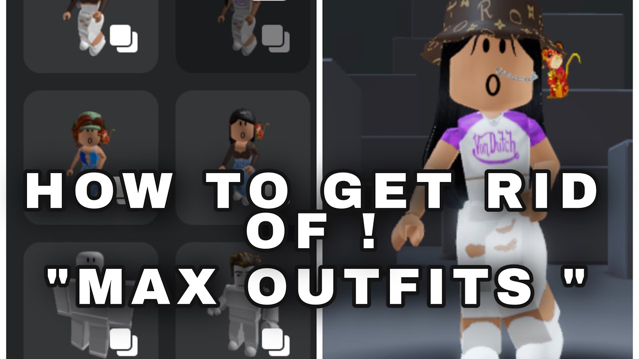 HOW TO DELETE SAVED OUTFITS ON ROBLOX - YouTube
