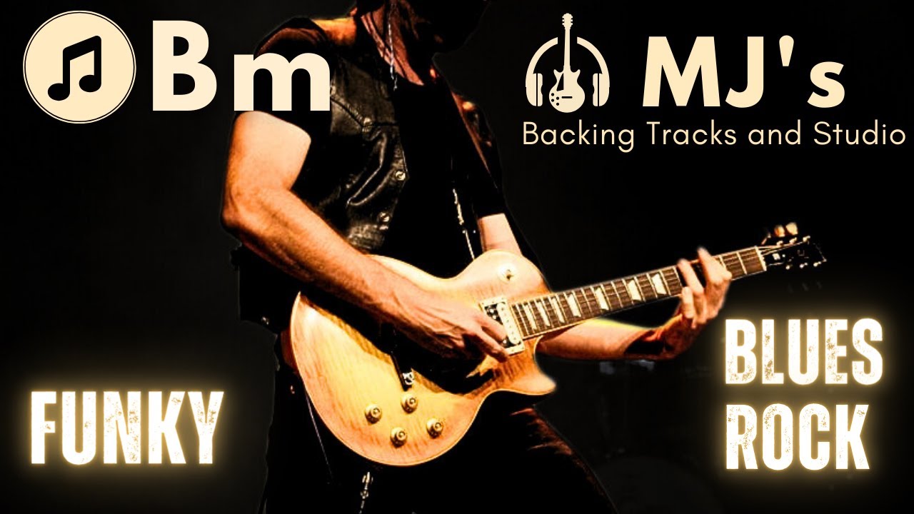 Big Funky Rock Blues in B minor | 93 bpm | Guitar Backing Track - YouTube