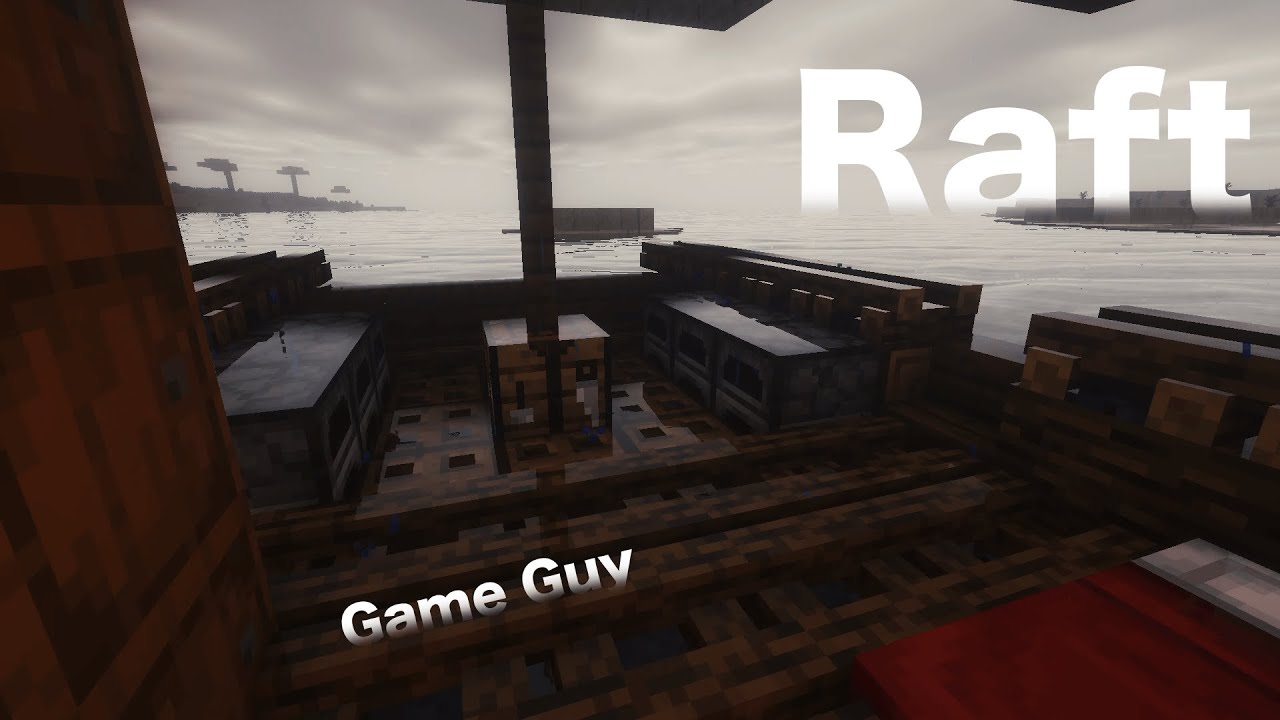 How to Make a Raft 【Minecraft】イカダの作り方 - YouTube