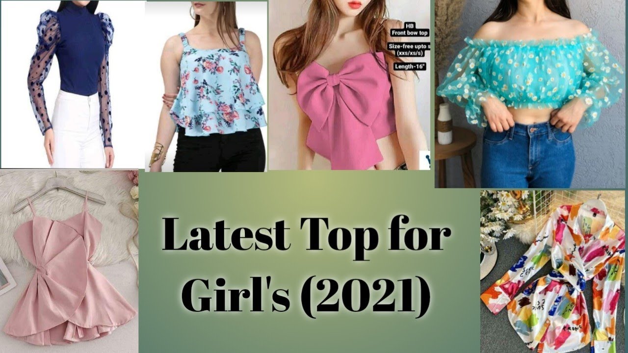 latest Top collection for girls 2021/tops for girls |Top design for ...