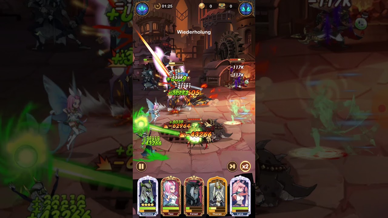 AFK Arena 23-46 (hard level, but this formation did it) - YouTube