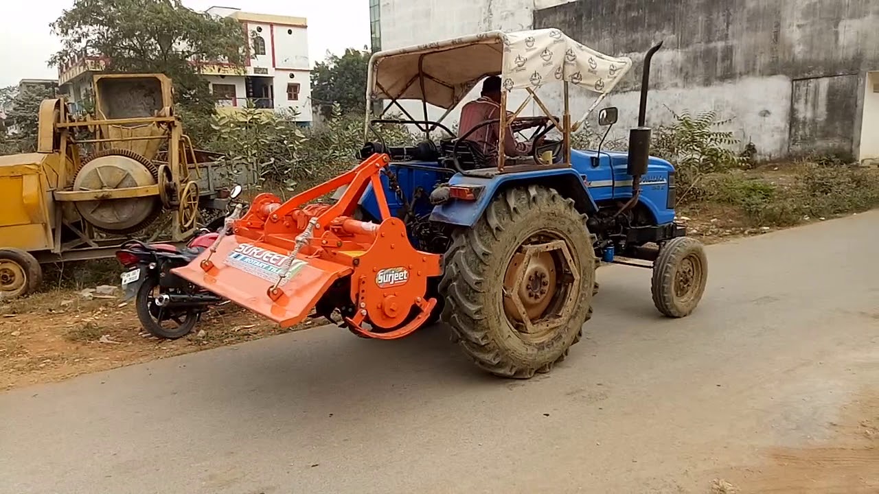 SURJEET ROTAVATOR IN KORBA JAMNIPALI - YouTube