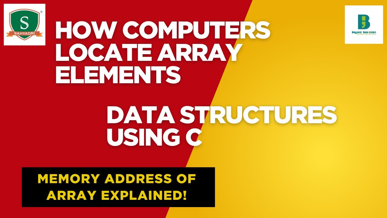Find the Memory Address of Any Array Element (Step by Step) in C! - YouTube