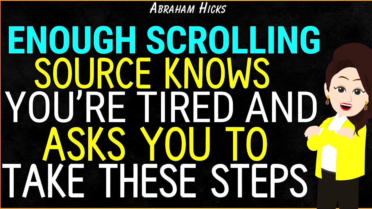 Enough Scrolling: Source knows You're Tired and Asks you to Take these ...