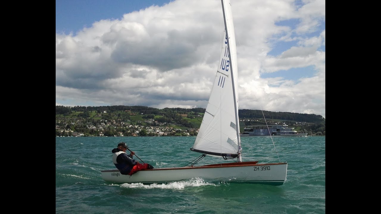 O-Jolle Rolinghis Letzter Segeltörn in Au am Zürichsee im Juni 2020 ...