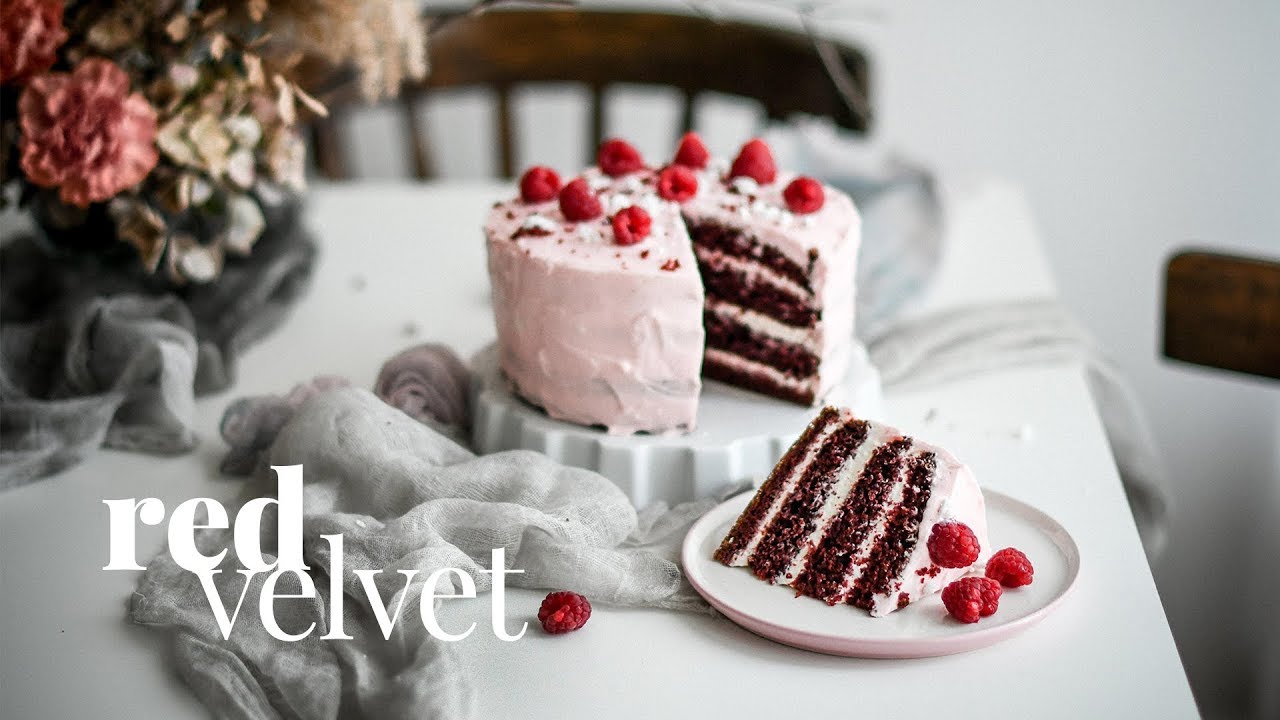 red velvet cake | recipe | red velvet torta | recept - YouTube