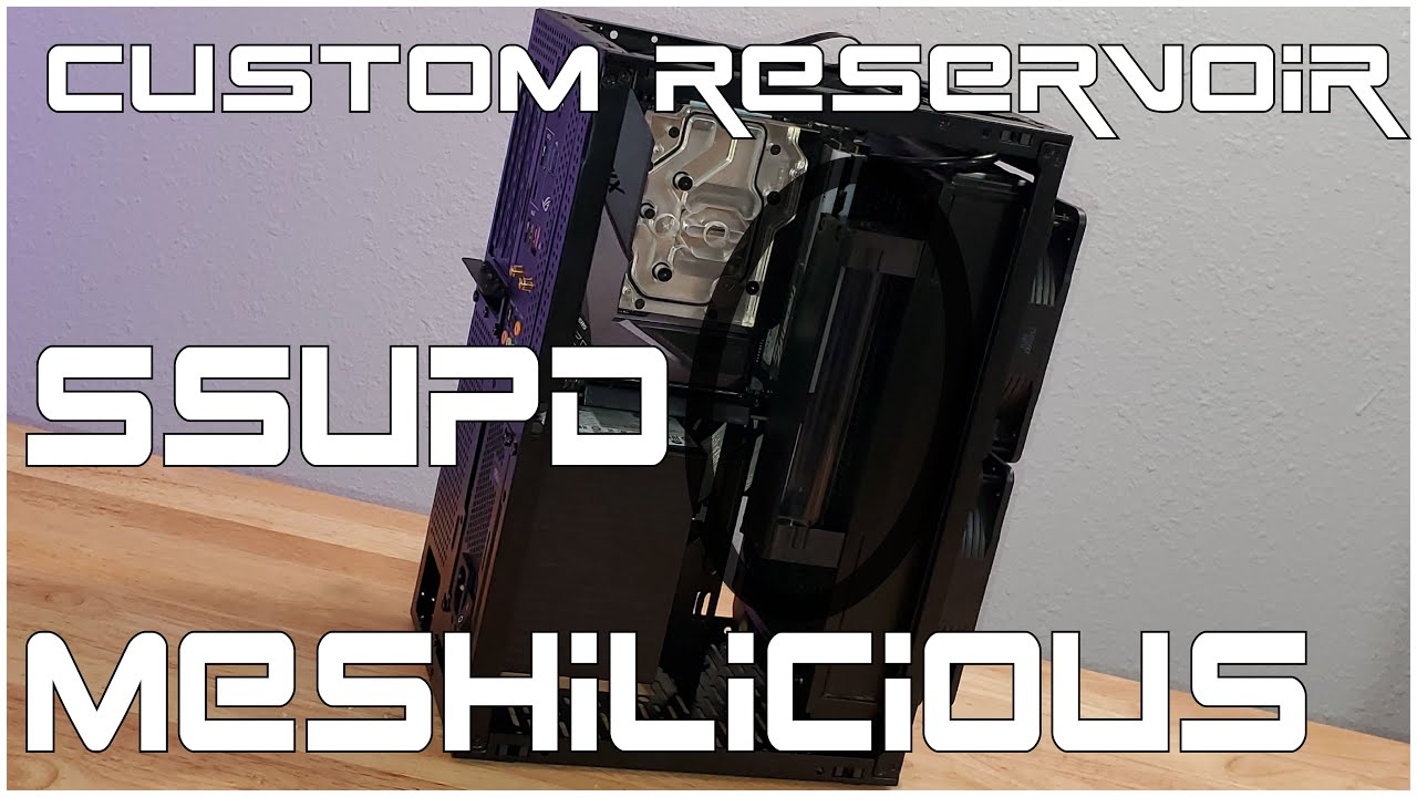 Making a Custom Reservoir for Liquid Cooled PC! - YouTube