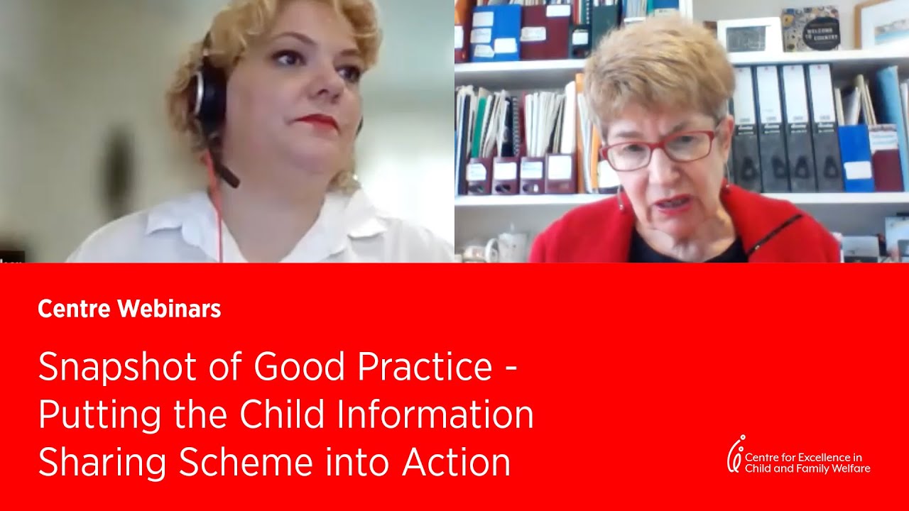 Snapshot of Good Practice: Putting the Child Information Sharing Scheme ...