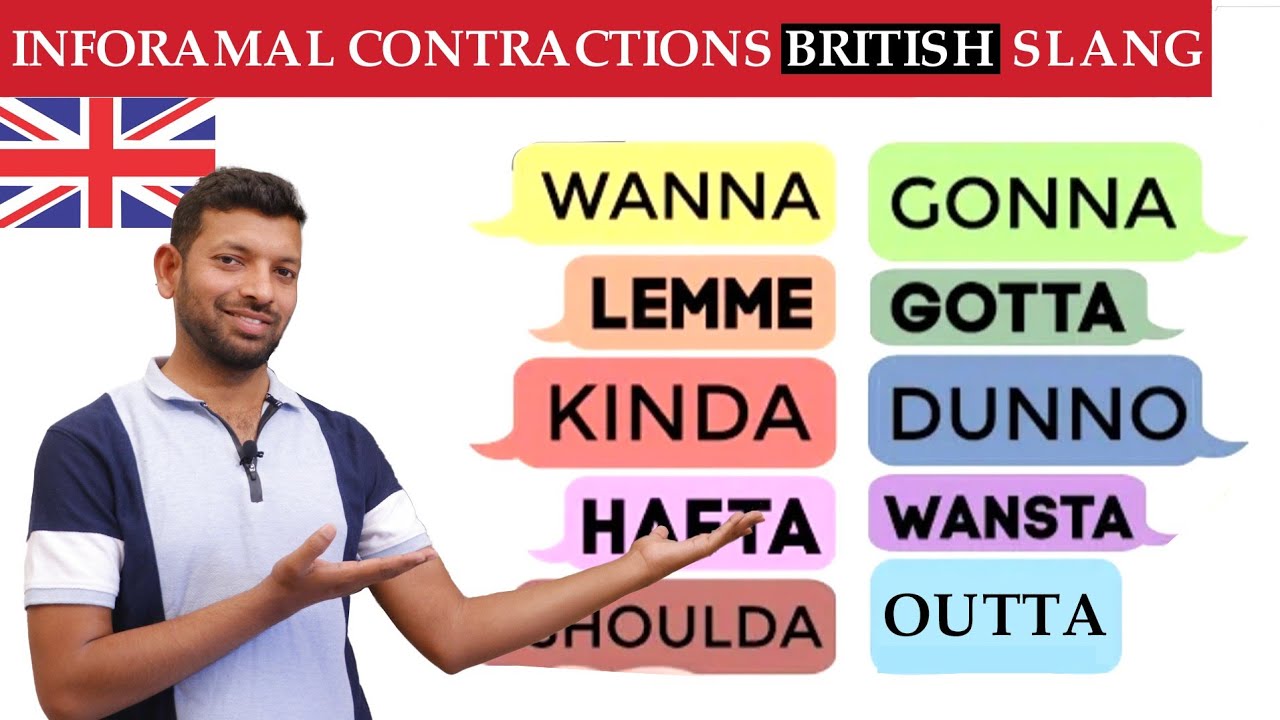 Common Informal Contractions To Sound Like Native Speaker Youtube