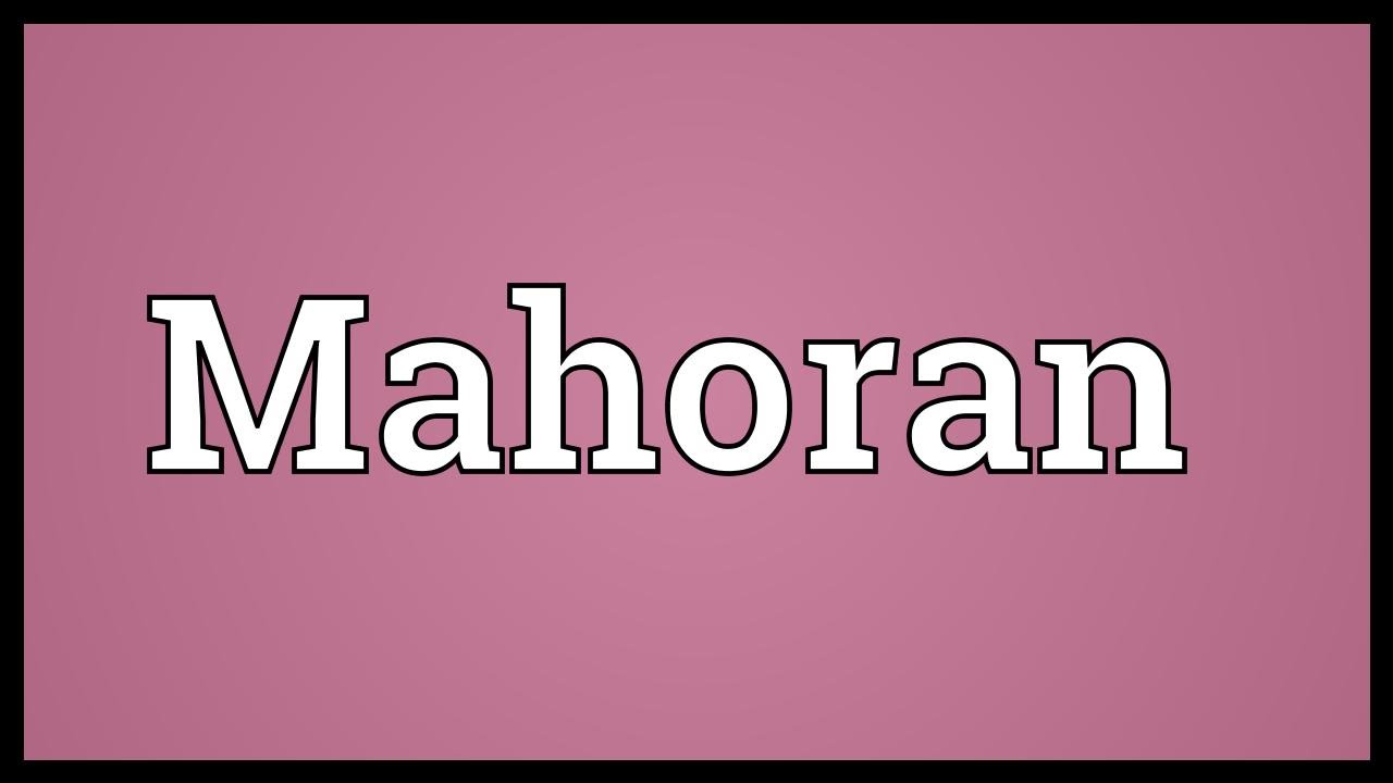 Mahoran Meaning - YouTube