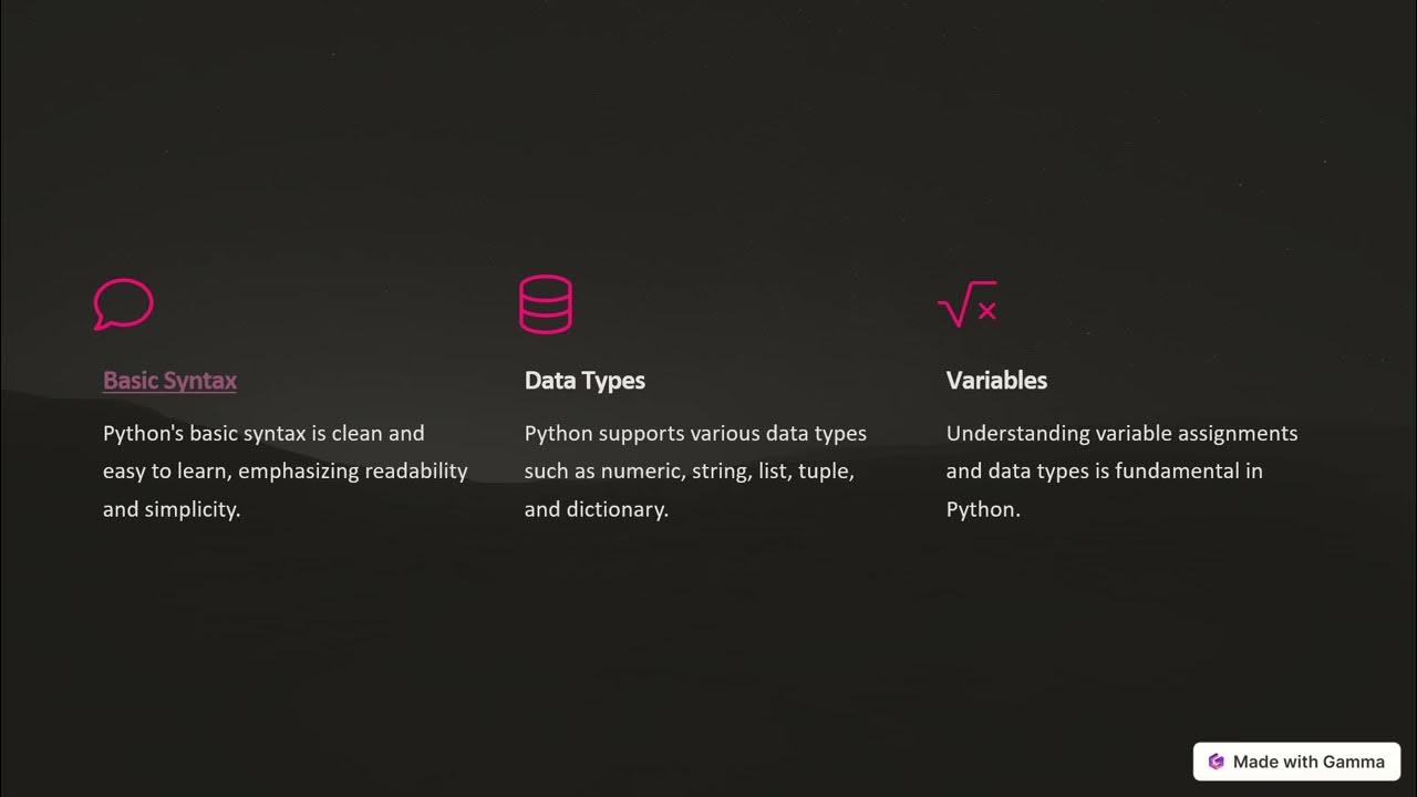 Introduction to Python Programming 1 - YouTube