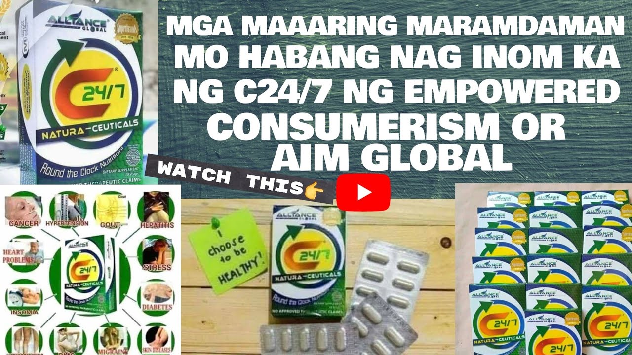 *C24/7* Mga Maaring Maramdaman Mo Habang Nag Inom Ka Ng C24/7 Food Supplement - YouTube