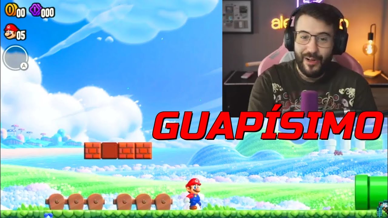 ALEXELCAPO REACCION SUPER MARIO WONDER #supermario # ...