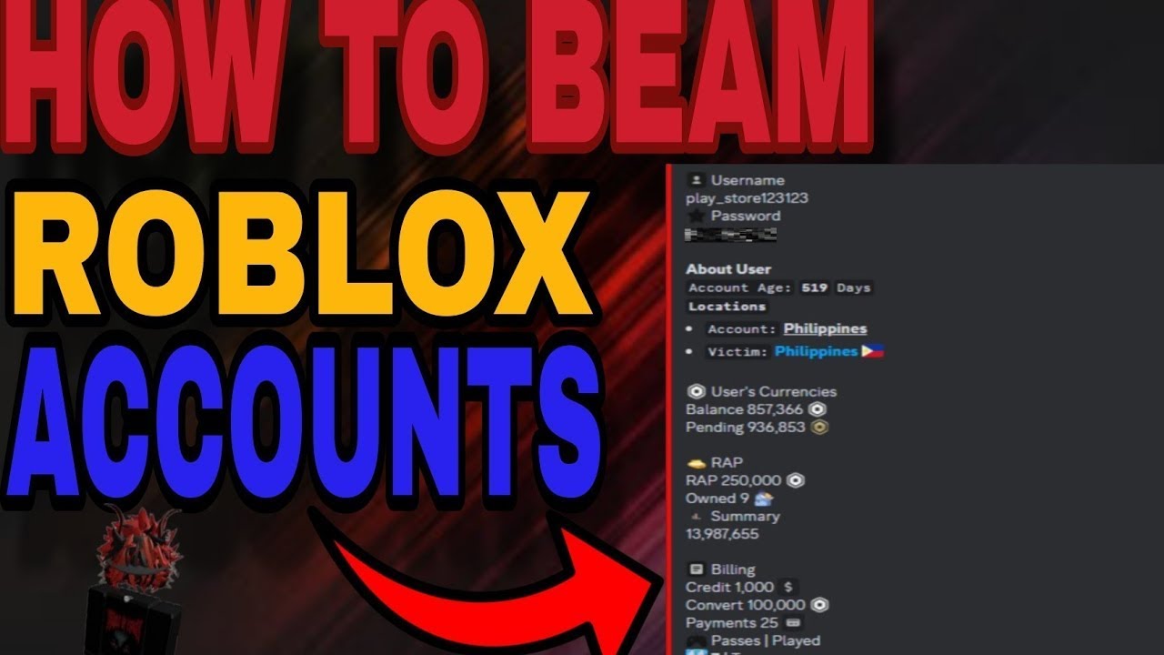 2025 Roblox Beaming Tutorial scam link tutorial (educational purposes ...