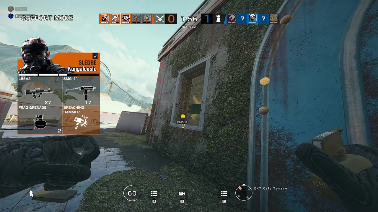 R6S Grenade Fail - YouTube