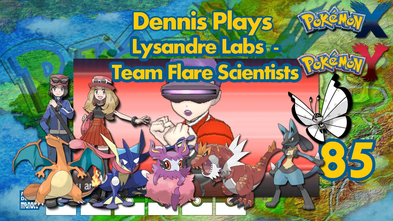 Pokemon X Walkthrough (Ep 85) Lysandre Labs - Team Flare Scientists ...