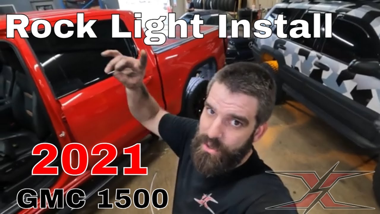 2021 GMC Sierra 1500 Rock Light Install - YouTube