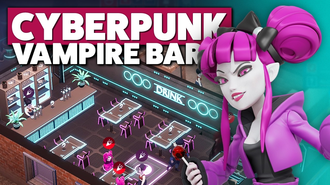 This Cyberpunk Vampire Bar is SUPER Efficient! — Blood Bar Tycoon (#2 ...