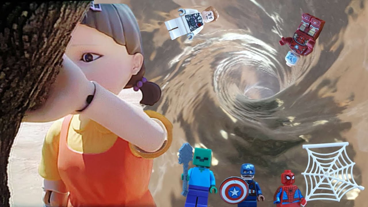 Squid Game(kids version): Green Light, Red Light& Water tornado | 오징어게임 ...