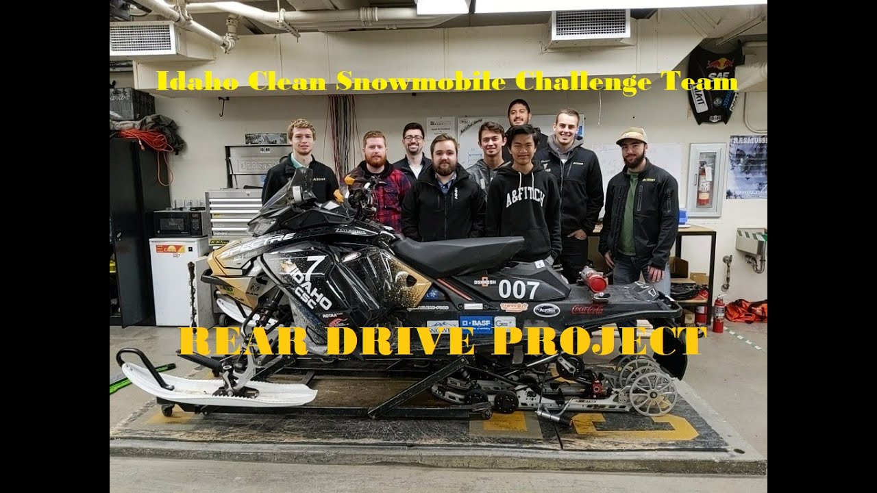 Rear Drive Project: Idaho Clean Snowmobile Challenge Team - YouTube