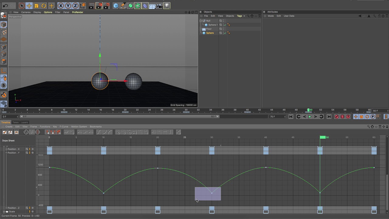 Cinema4D Basic Keyframing 03 Keyframe Data - YouTube