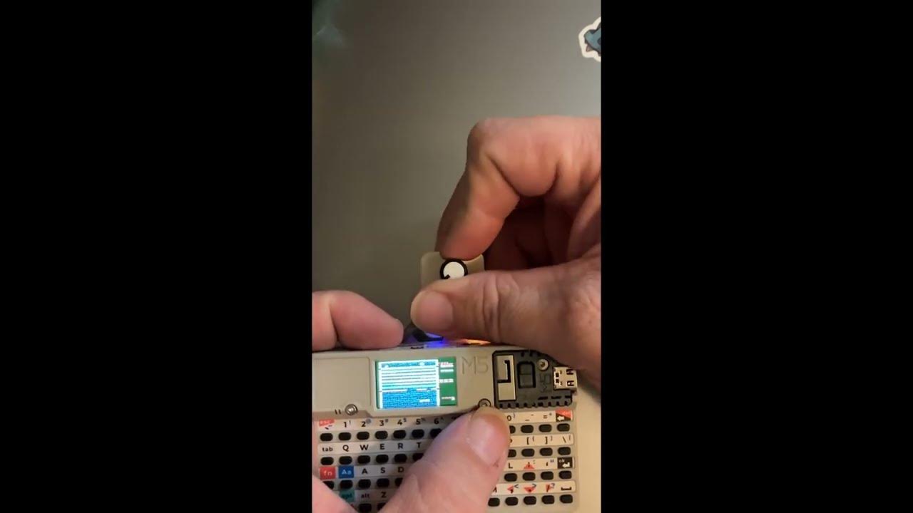Cardputer using the encoder unit from M5 - YouTube