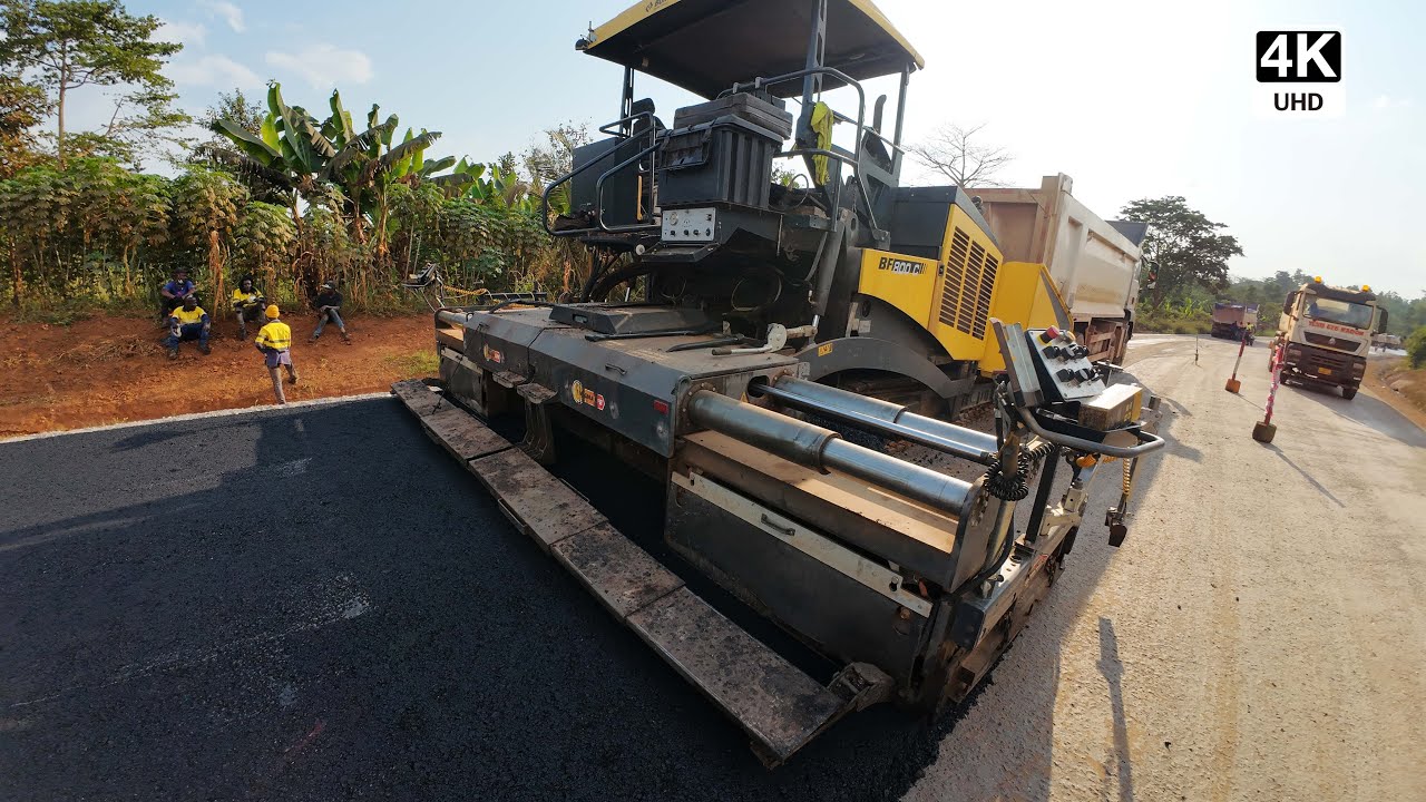 Consistent Progress on Tepa Road R63 – Asphalt Laying and Rolling ...