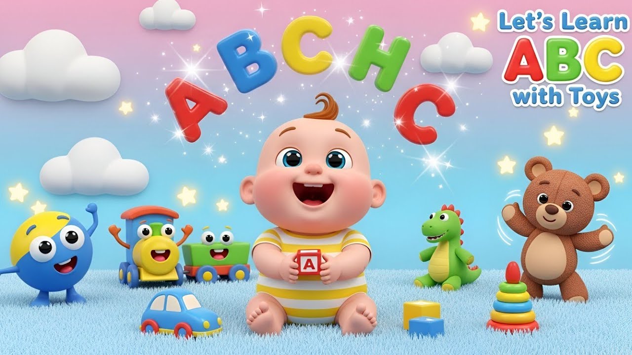 ABC Toy Song for Kids | Fun Learning with Cute 3D Toys | Cute 3D Toy ...