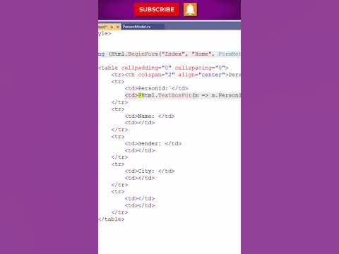 How to Submit (Post) Form in ASP.Net MVC - YouTube