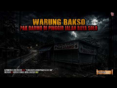 Warung Bakso Pak Darmo Di Pinggir Jalan Raya Solo
