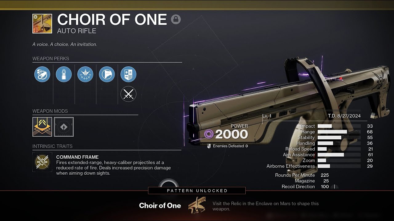 Destiny 2: Echoes - NEW Encore: Overture Exotic Mission Solo Full ...