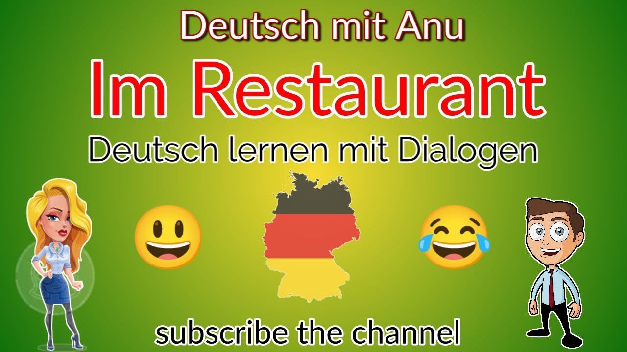 Im Restaurant etwas bestellen | Deutsch lernen mit Dialogen | Deutsch ...