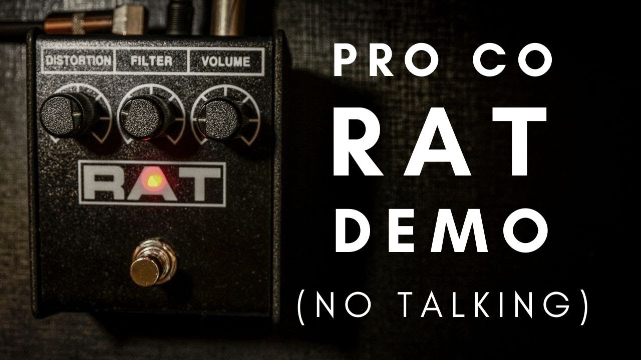 Rat Distortion Pedal Demo - YouTube