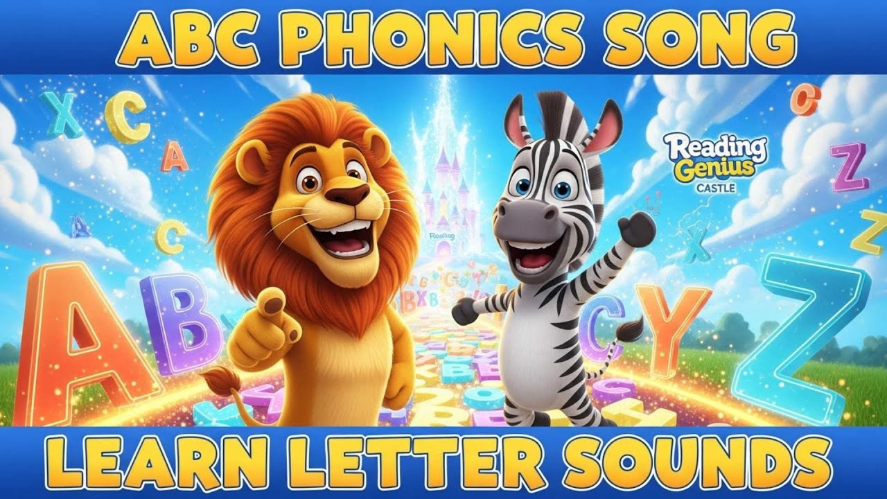 ABC Phonics Song (A to Z) | Learn ALL Letter Sounds & How to Read | Leo ...