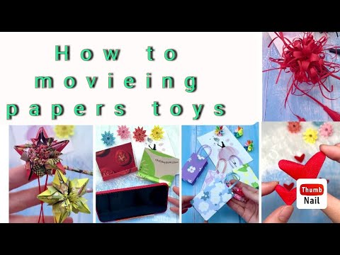 New page moveing papers toys|2024| - YouTube