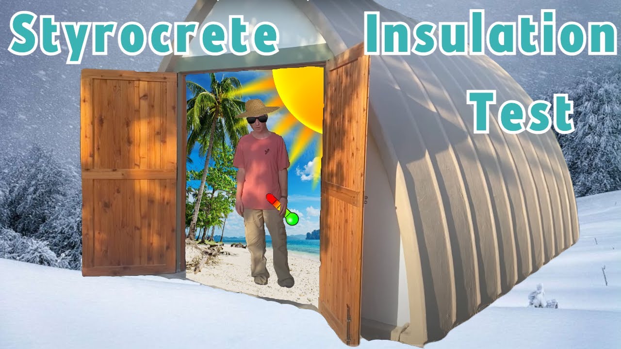 Styrocrete Insulation Test! The PROOF You Need to SEE!! - YouTube