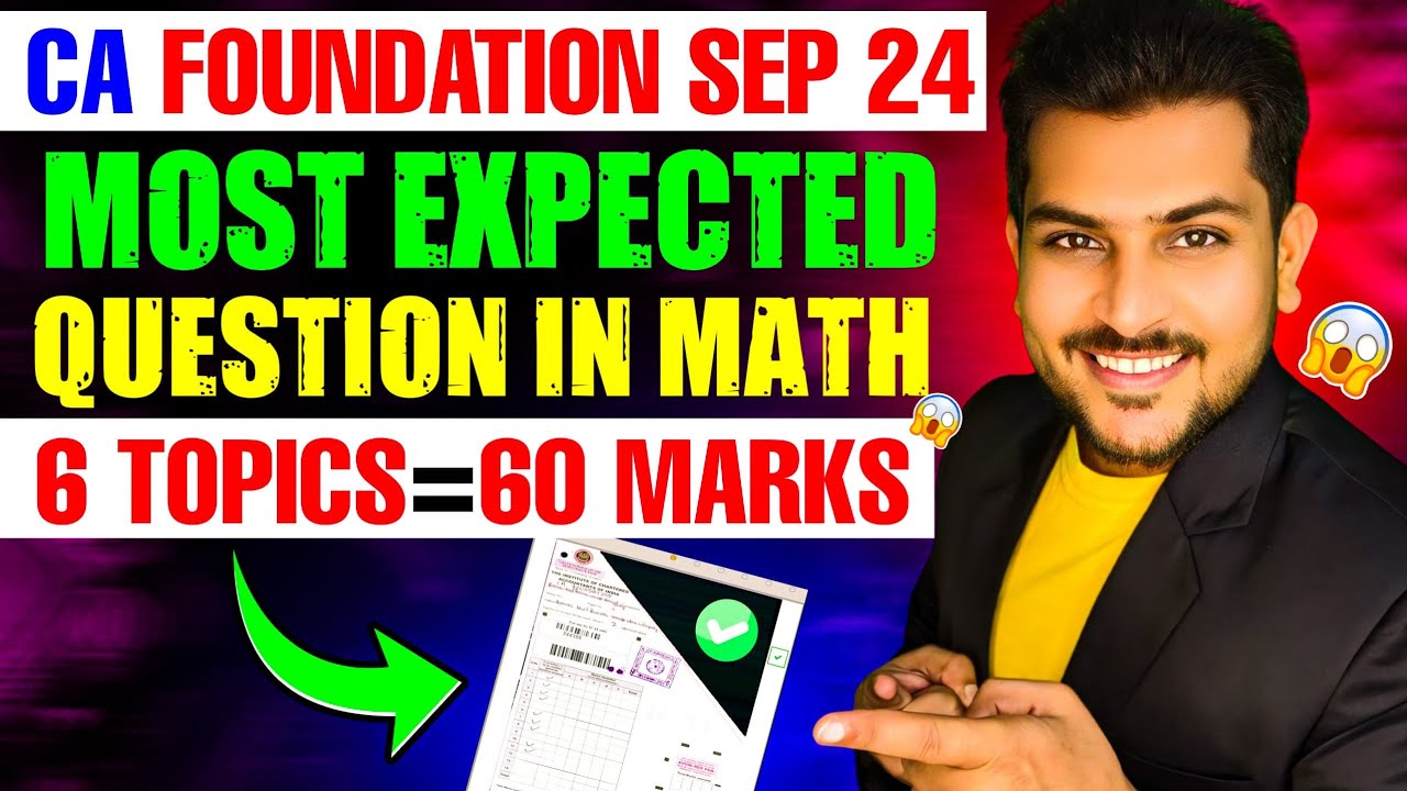 Don't miss these topics in Math || How to revise Math before the exam ...