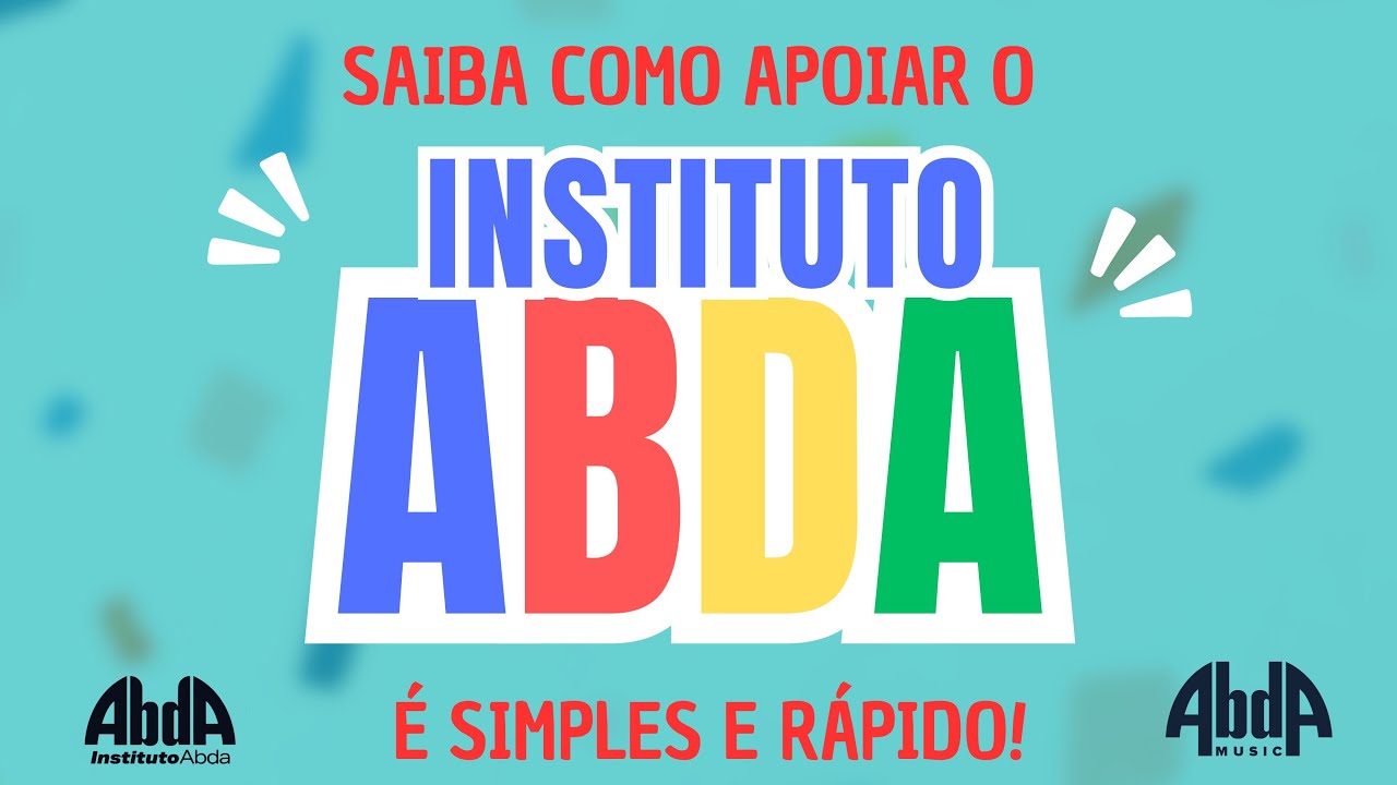 Instituto Abda - Saiba como nos ajudar! - YouTube
