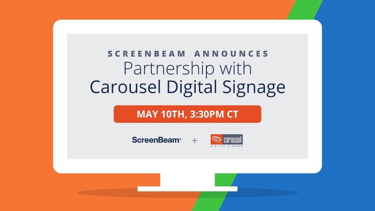 ScreenBeam Announces Partnership with Carousel Digital Signage - YouTube