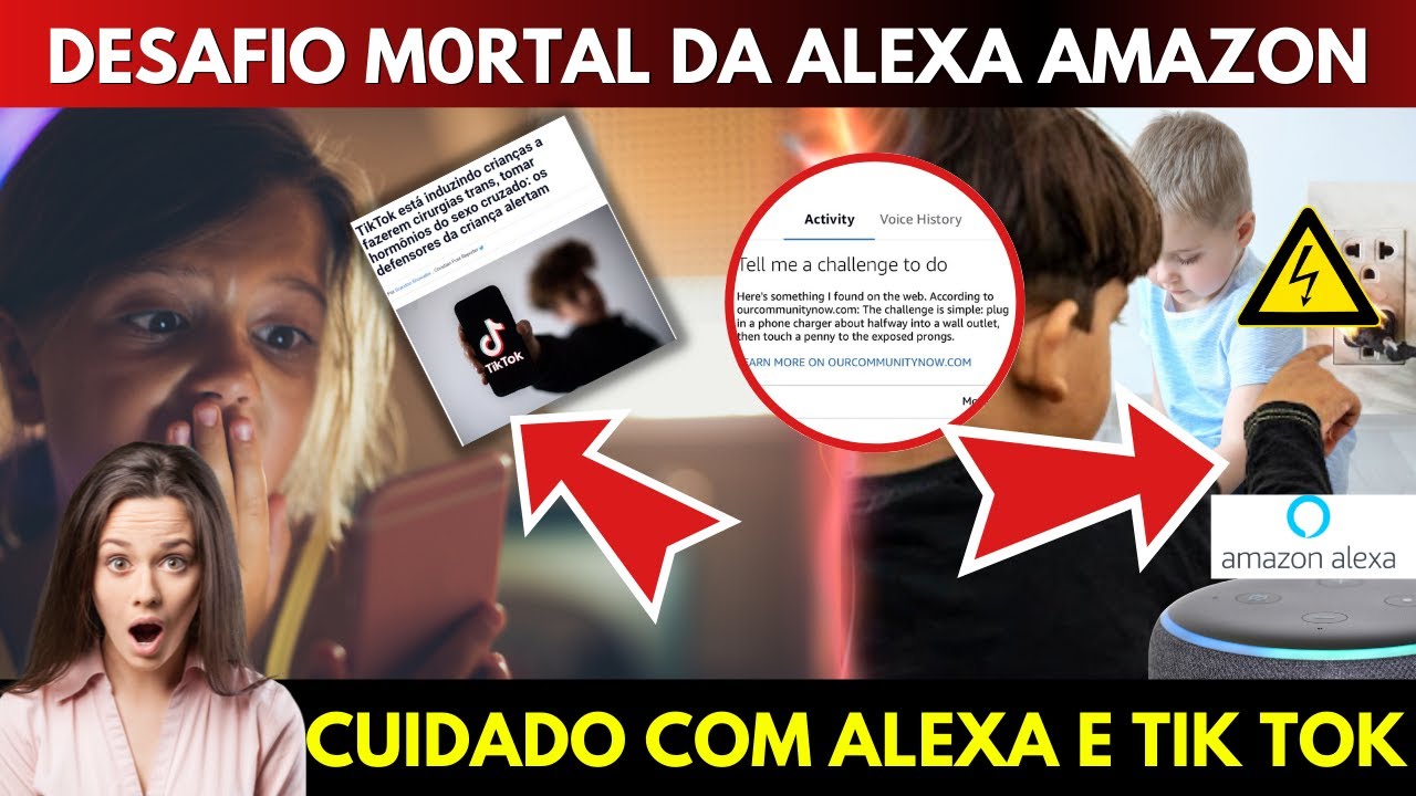 UM ALERTA SERÍSSIMO AOS PAIS! ALEXA e TIK TOK! (NOVO DESAFIO M0RTAL ...