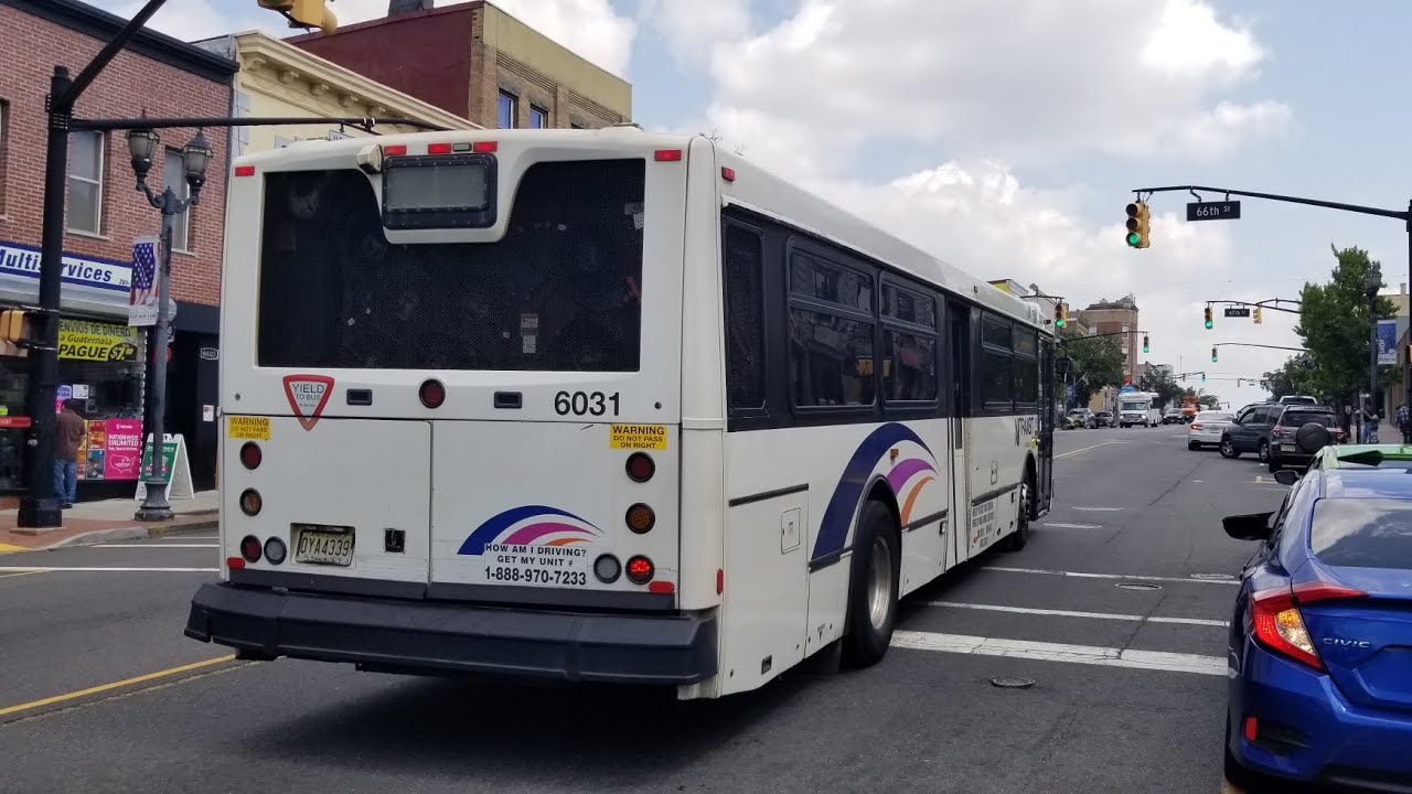 NJT ONE Bus 84 91st Street via Bergenline (NABI 416.15 6031; 2-2) - YouTube