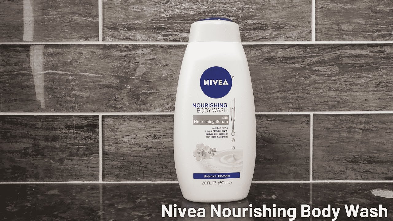 In Hand Review of NIVEA Nourishing Botanical Blossom Body Wash - YouTube