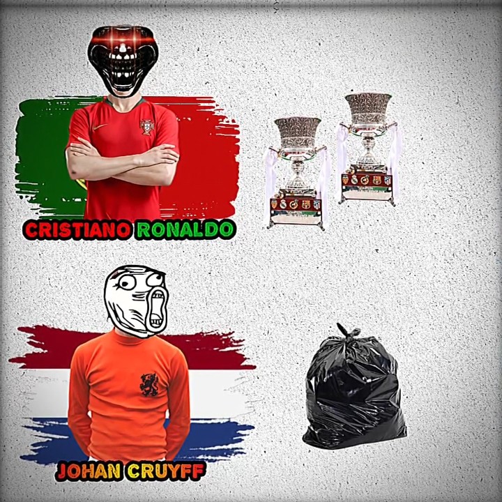 🏆 Cristiano Ronaldo vs Johan Cruyff | Trophy Comparison ⚽🔥 - YouTube